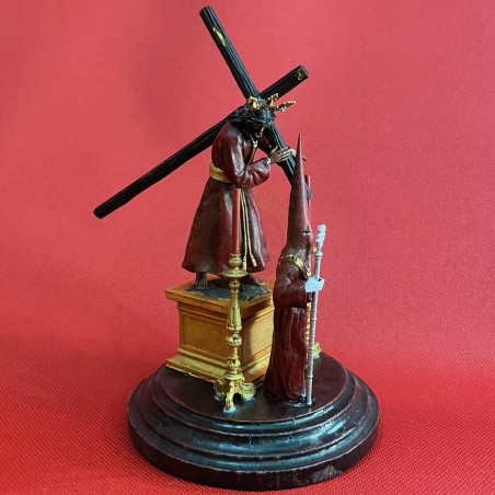 Miniatura Jesús Nazareno de Viñeros con penitente